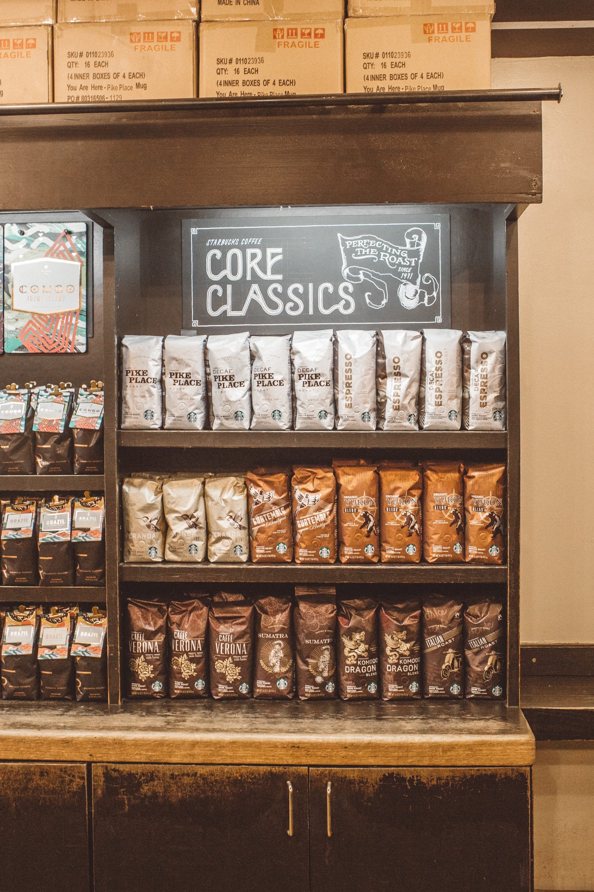 Inside the Seattle Original Starbucks