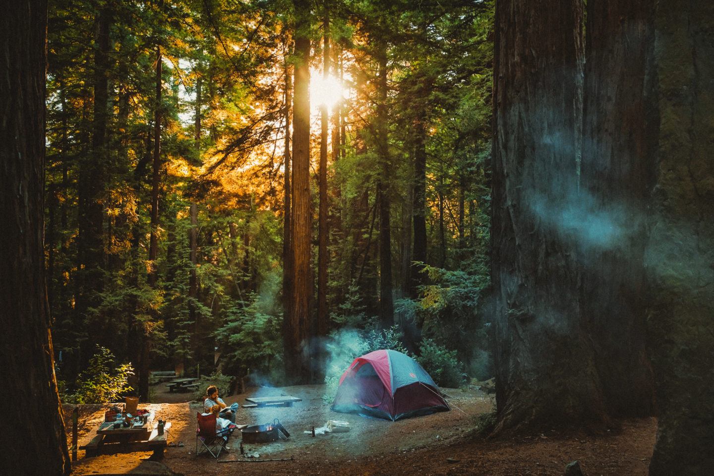 Inside The Ventana Campground At Big Sur Inside The Ventana Campground At Big Sur