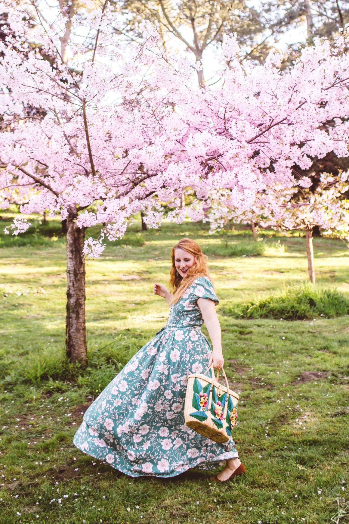A Beautiful Floral Maxi Dress For Spring - Whimsy Soul