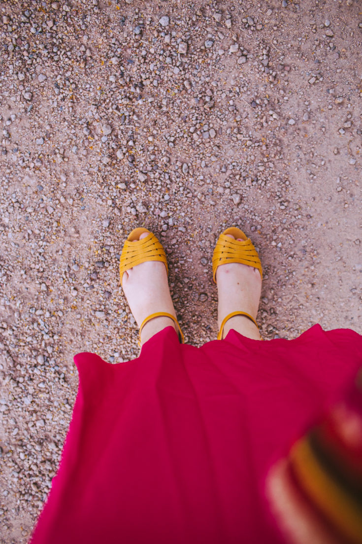 Red & Pink Combo For Dinner In Scottsdale - Whimsy Soul