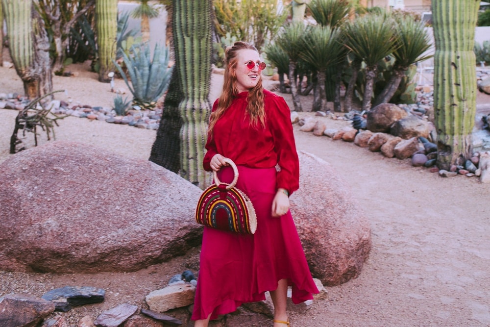 Red & Pink Combo For Dinner In Scottsdale - Whimsy Soul