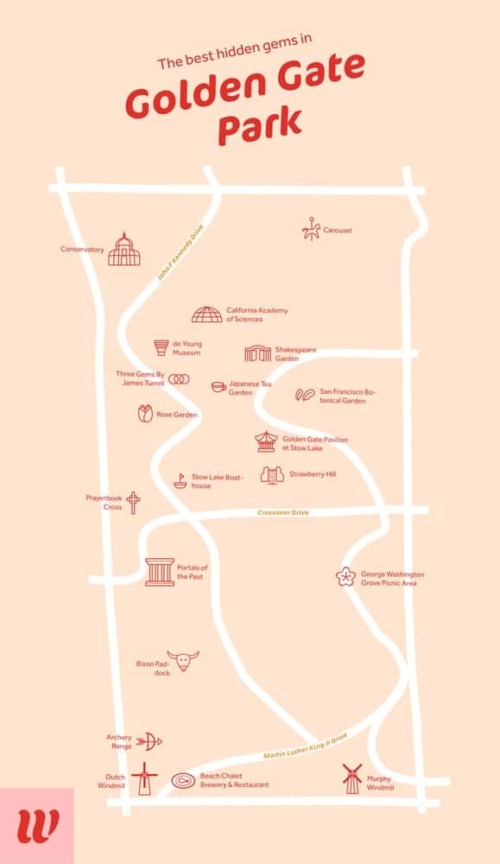 Golden Gate Park Map: Find Hidden Gems + Top Things To Do In Golden ...