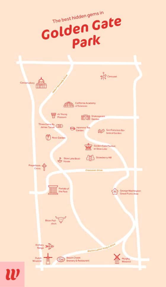 Golden Gate Park Map: Find Hidden Gems + Top Things To Do In Golden ...