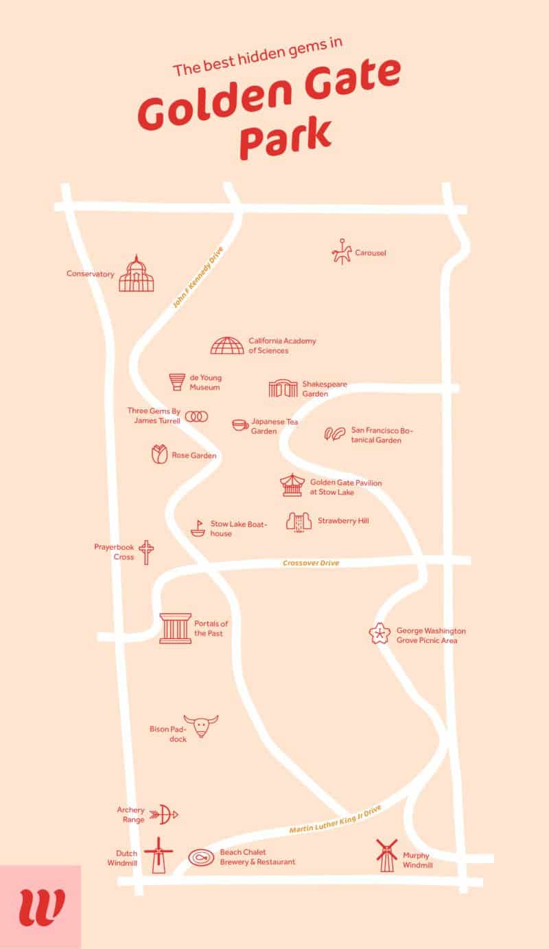 Golden Gate Park Map: Find Hidden Gems + Top Things To Do In Golden ...