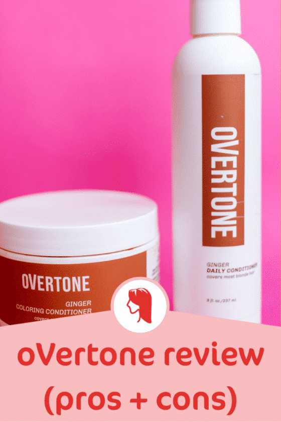 oVertone Review: Pros & Cons + Photos of "Ginger" On My Hair (2022)