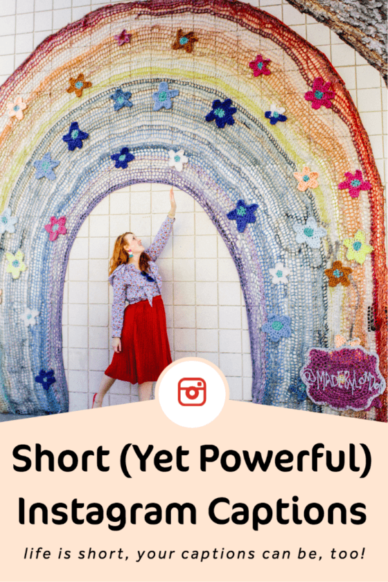 70+ Short Instagram Captions (When Your Photo Is Worth 1000 Words)