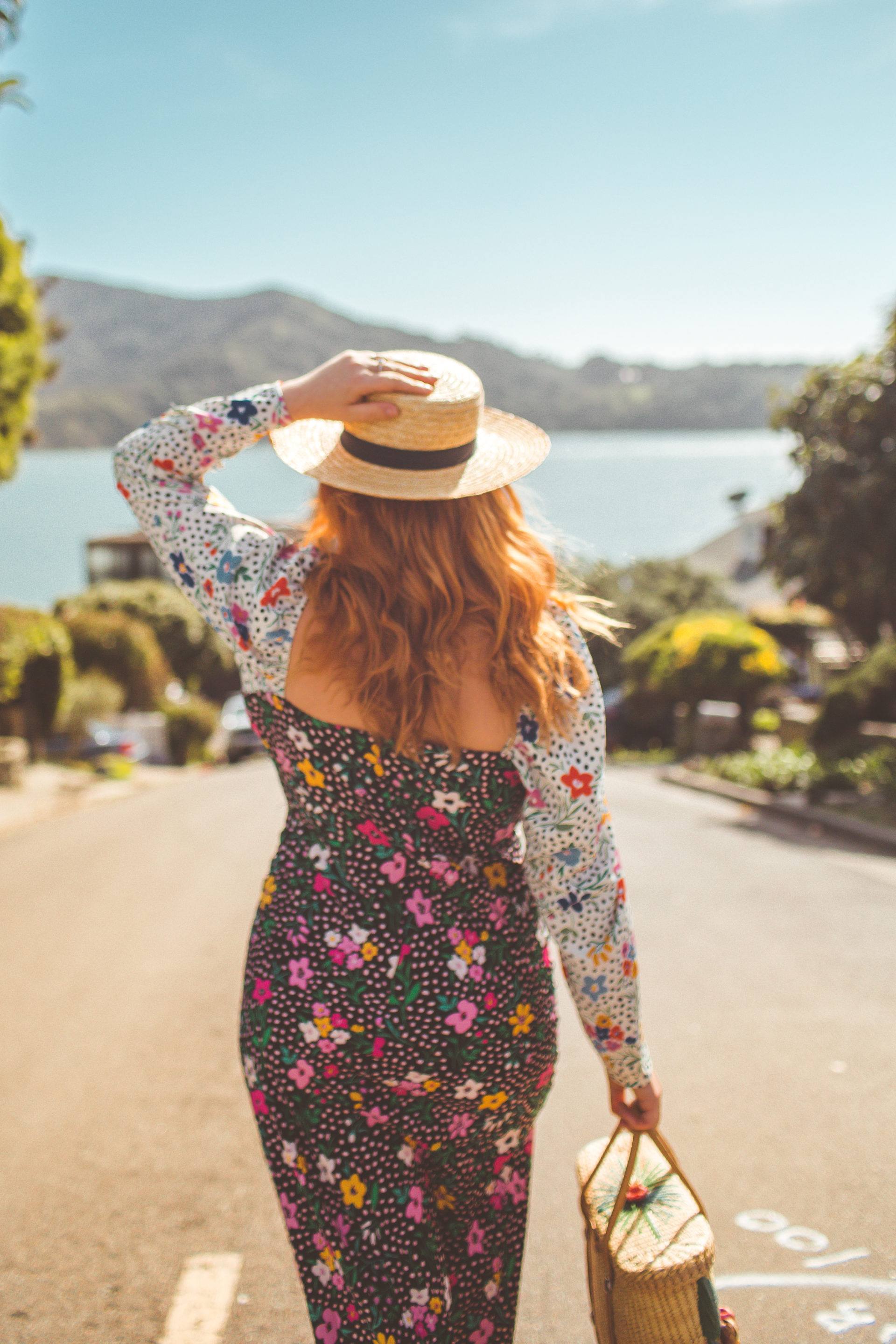 A Whimsical Floral Dress in Tiburon - Whimsy Soul
