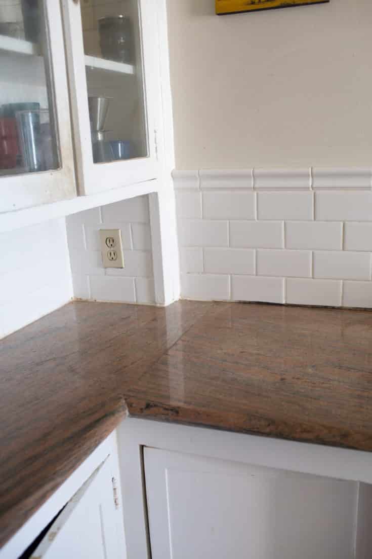 My Rental Kitchen Counter Contact Paper Makeover! (Before & After Photos!)