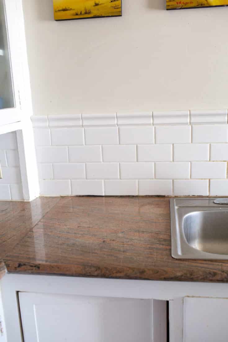 My Rental Kitchen Counter Contact Paper Makeover! (Before & After Photos!)