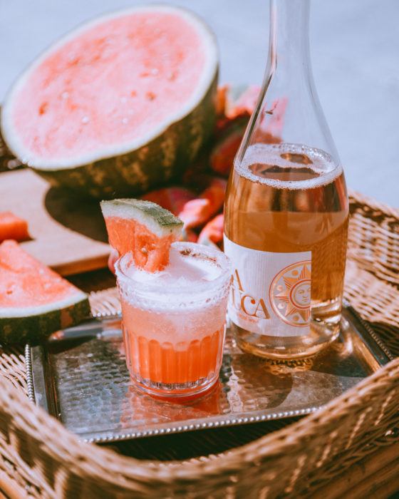 Summertime Rosé Watermelon Cocktail Recipe (Poolside Perfect!)