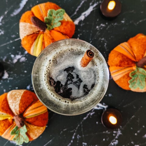 The Black Flame Candle: A Hocus Pocus Cocktail (With Witches' Cold Brew!)