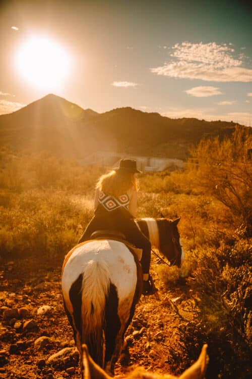 Horseback Riding in Arizona: My Stunning Desert Sunset Trail Ride Near Mesa