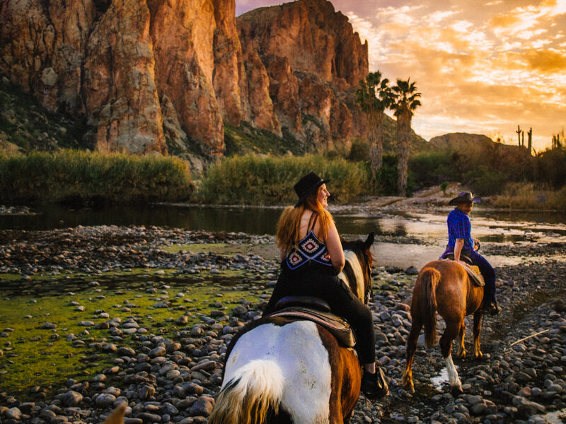 Review: Cozy Peach Glamping Trailers at Schnepf Farms Arizona