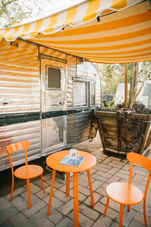 Review: Cozy Peach Glamping Trailers at Schnepf Farms Arizona