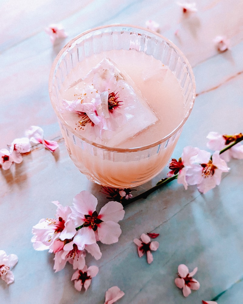 Pink Sakura: A Cherry Blossom Nigori Sake Cocktail