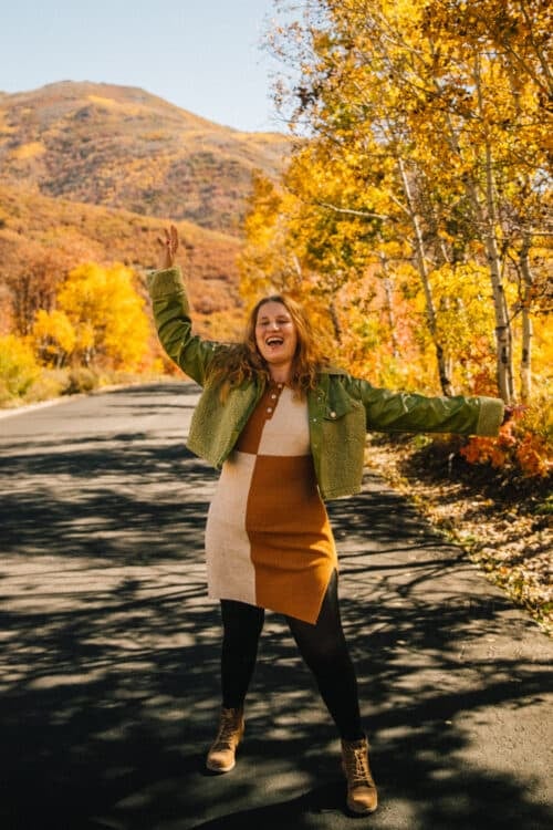 All The Outfits I Wore In Utah On My Fall Foliage Trip