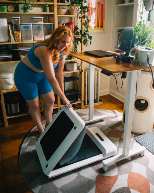 I Found A Small Walking Pad That Folds & Fits Into My Small Apartment
